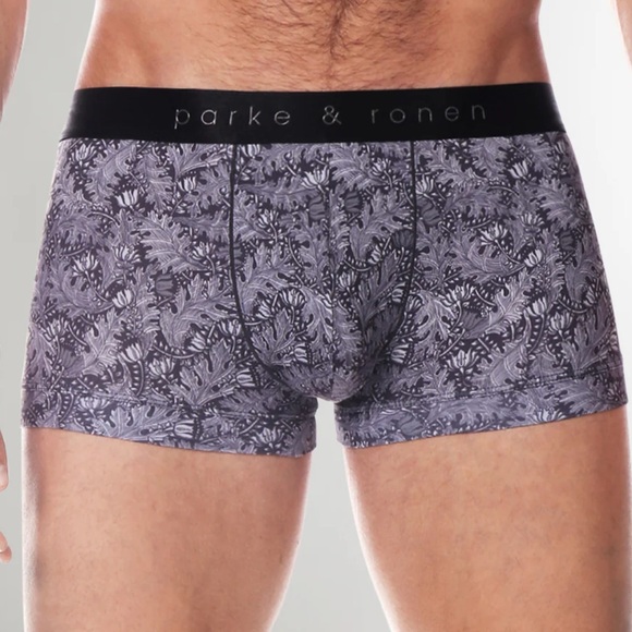 Parke & Ronen | Underwear & Socks | Parke Ronen Zinc Cassini Print Low Rise Trunk New Medium ...